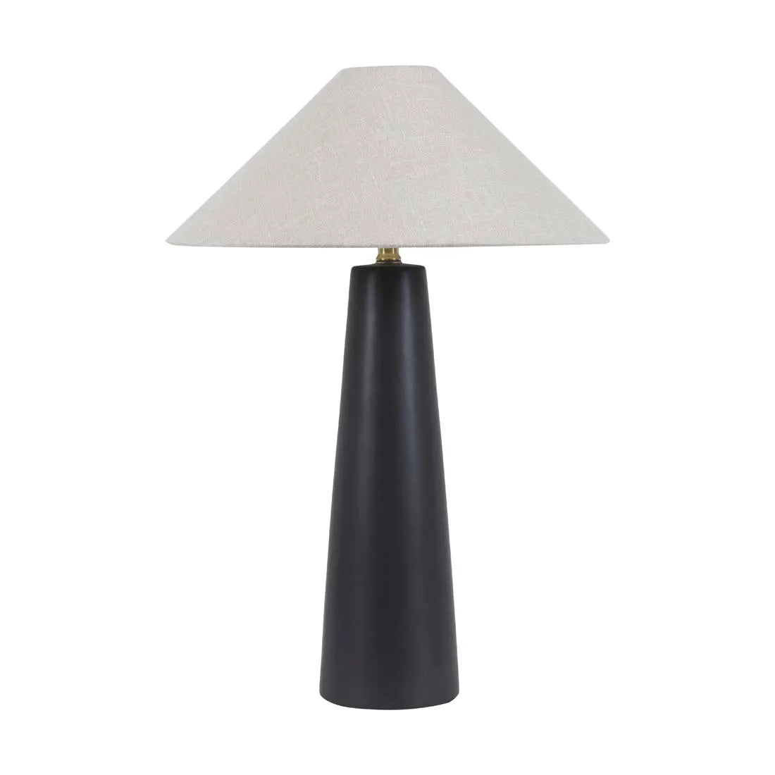 Lorne Canopy Table Lamp - Matt Black