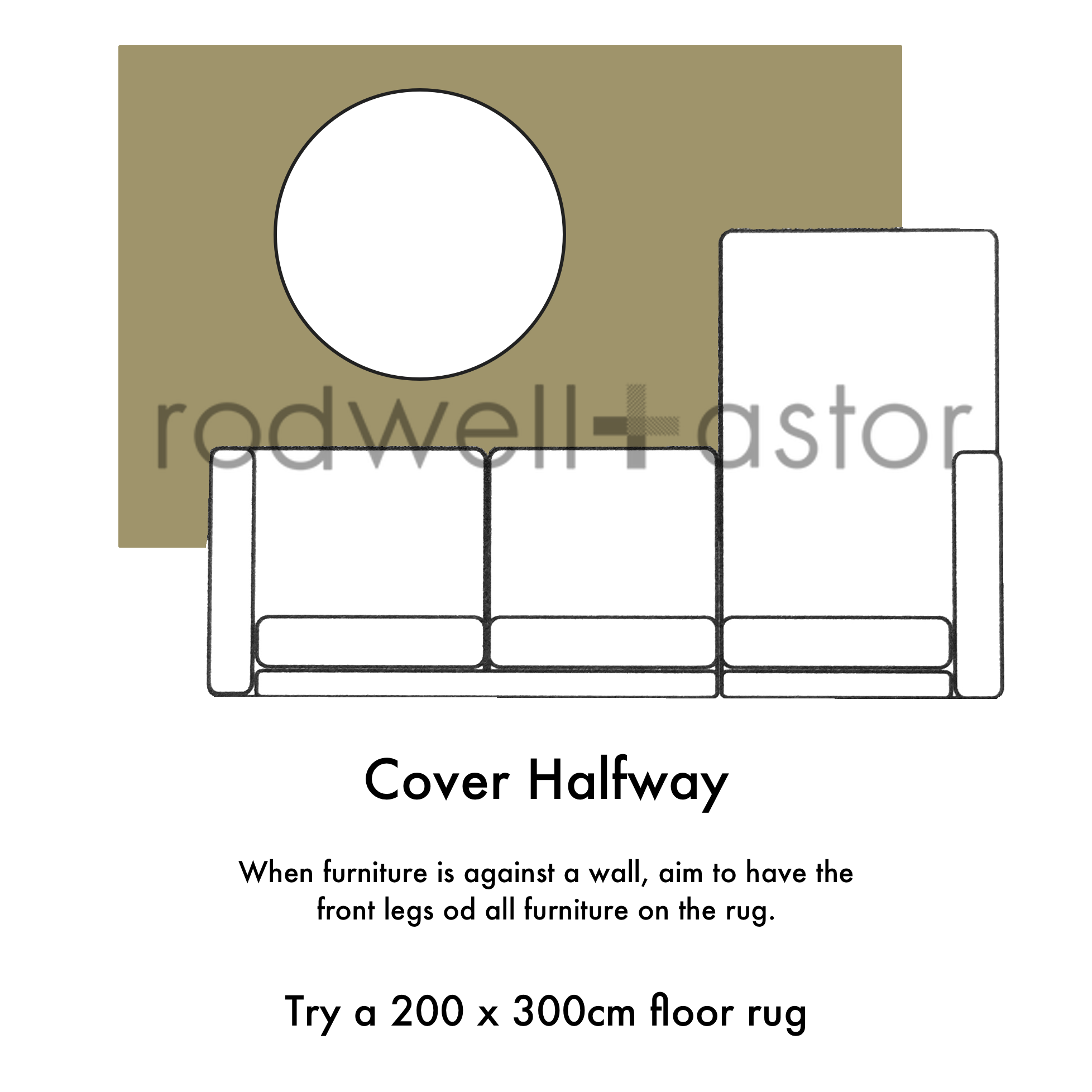 Anchorage Floor Rug - Stone – Rodwell and Astor